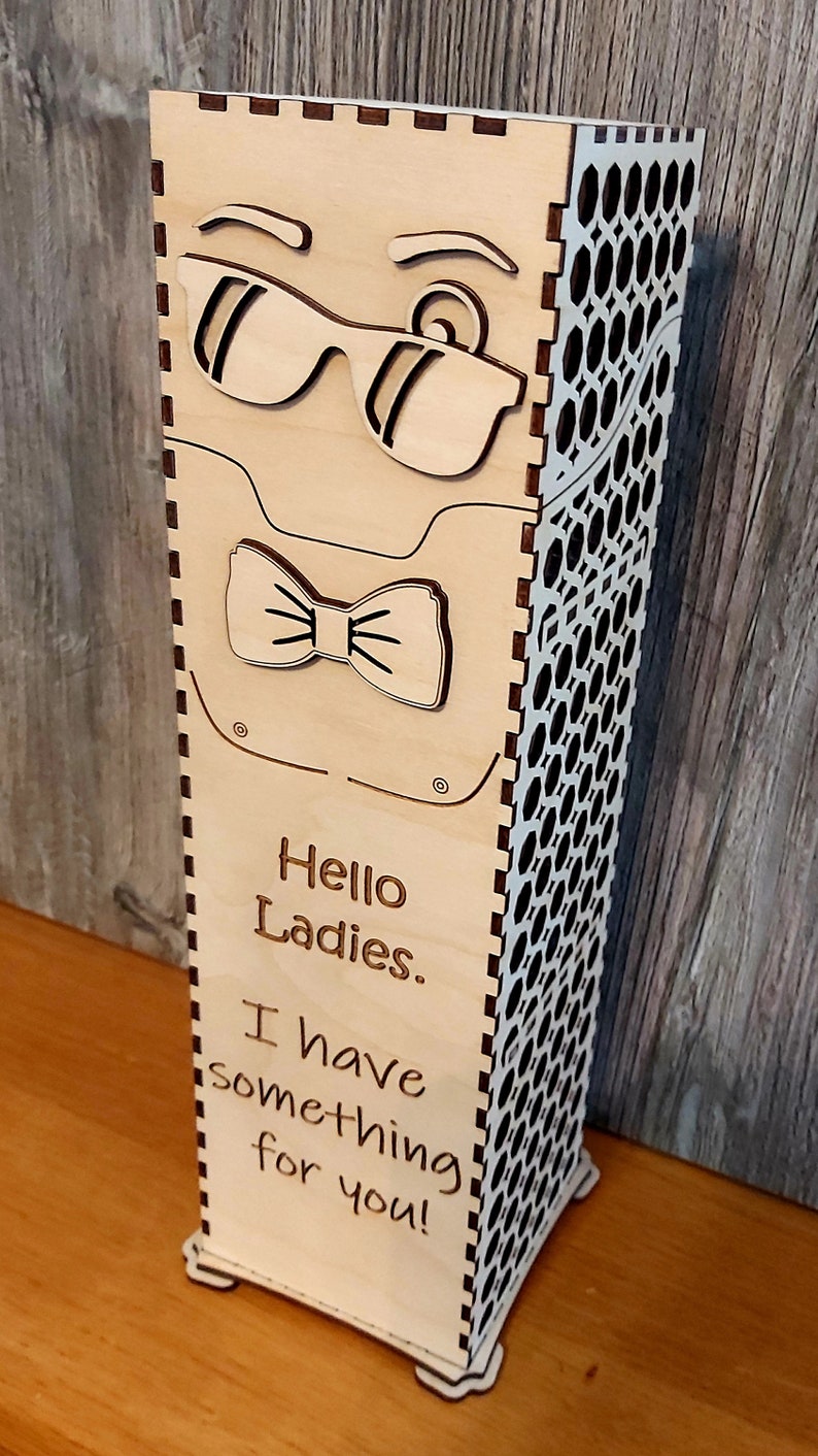 Hello Ladies Wine Box 3mm Box Wine Box Digital File - Etsy