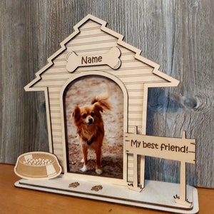 Dog House Photo Frame - Svg-cdr-pdf-dxf - Laser Cut Files .3mm Material ...