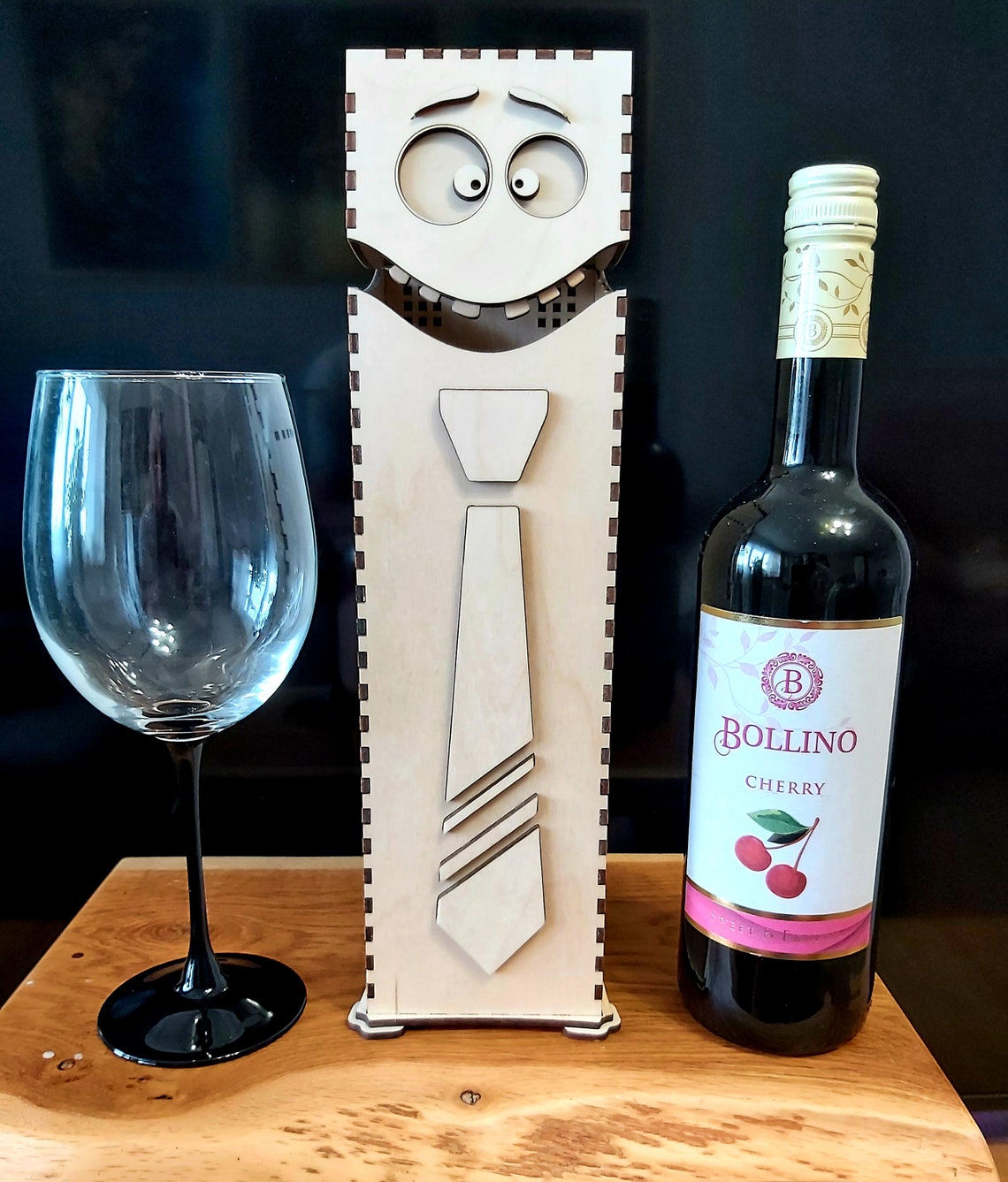 Vine Box Laser File Svg Dxf Cdr Pdf 3mm Wine Box Smiling - Etsy