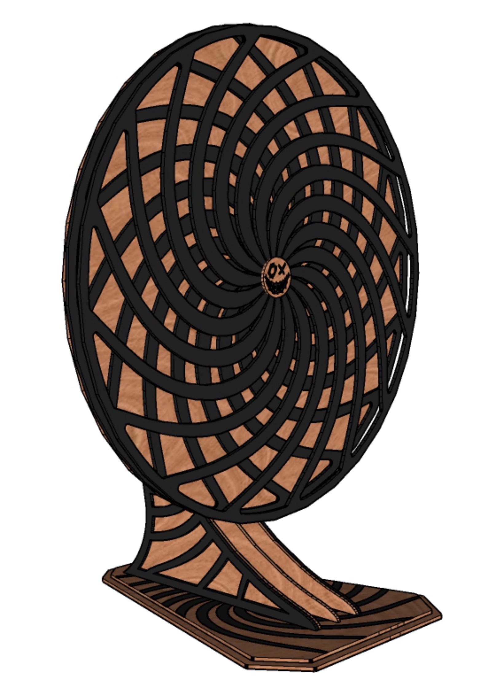 Visual Illusion Wheel. Kinetic Spinner. Laser File for 3mm Material ...