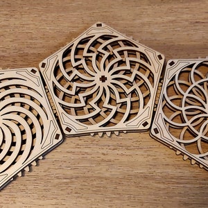 Mechanical, Cup and Glass Coaster, Laser File 3mm & 4mm, Svg Cdr Dxf ...