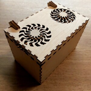 Kinetic Box, Gear Box, Laser File Svg Cdr Pdf Dxf, 3mm Material. - Etsy