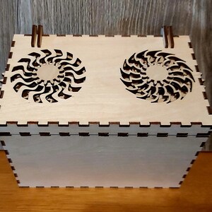 Kinetic Box, Gear Box, Laser File Svg Cdr Pdf Dxf, 3mm Material. - Etsy