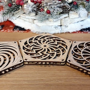 Mechanical, Cup and Glass Coaster, Laser File 3mm & 4mm, Svg Cdr Dxf ...