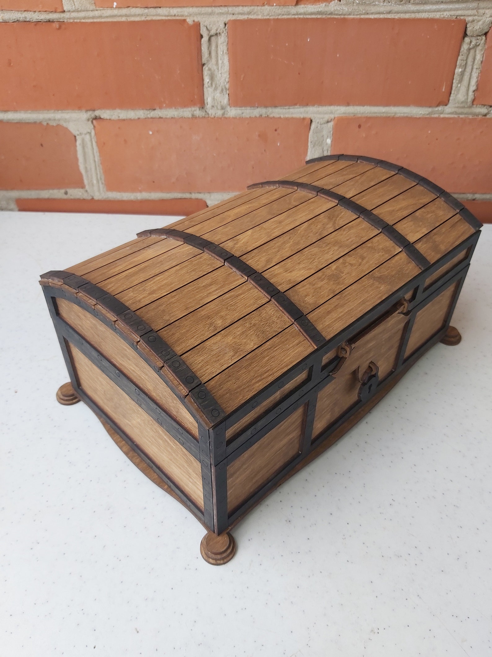 Treasure-box CDR DXF SVG Wood Design, Pirate Box, Jewelry Box, Gift Box ...