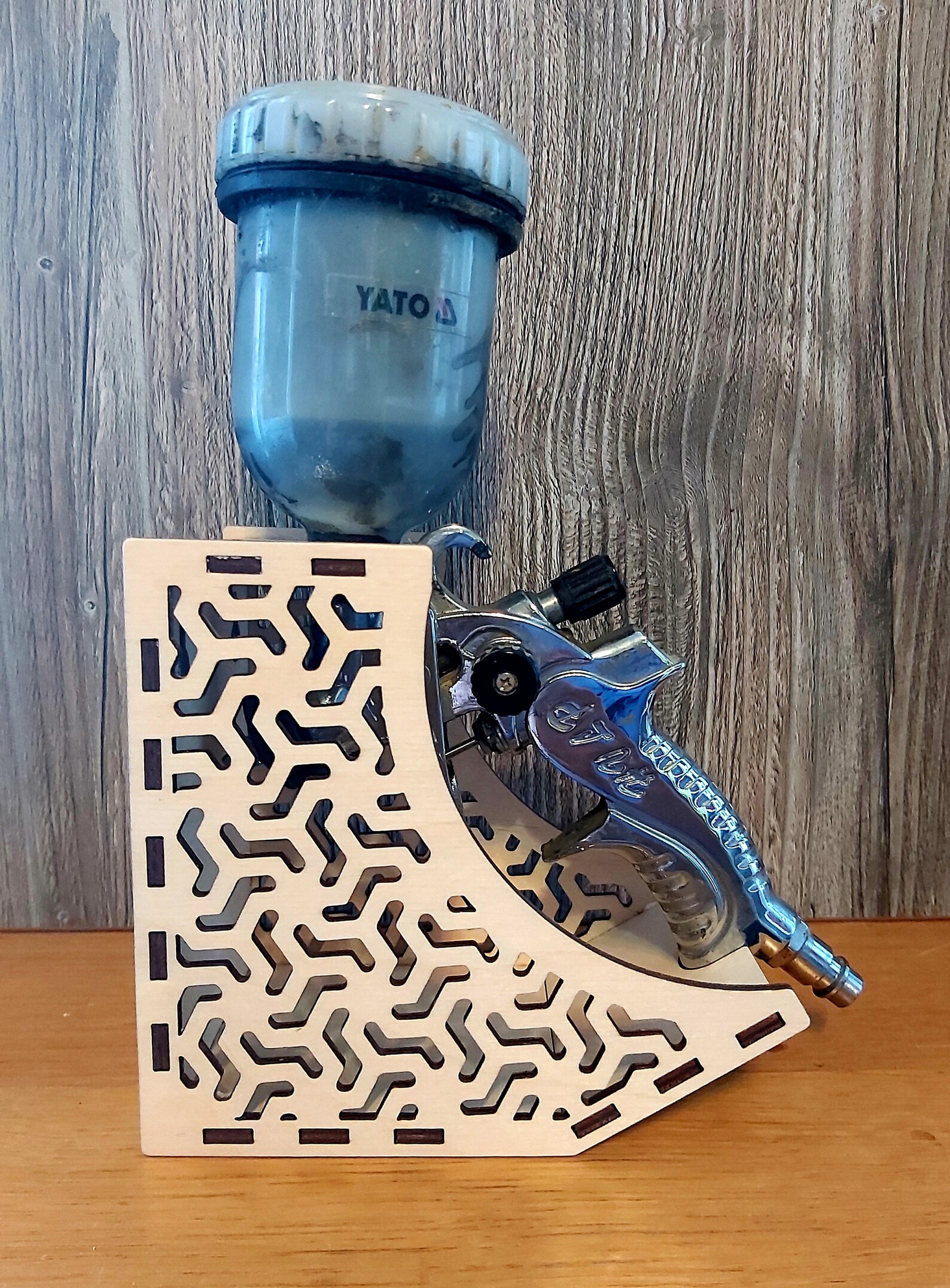 Spray Gun Stand, Two Options, Svg Dxf Cdr Pdf, 3mm Material, Workshop ...