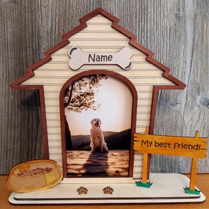 Dog House Photo Frame - Svg-cdr-pdf-dxf - Laser Cut Files .3mm Material ...