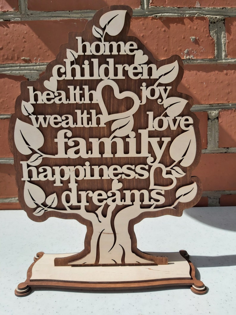 Family Tree CDR DXF SVG Laser Cuting Files | Etsy