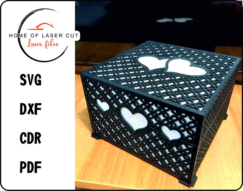 Laser Cut Memory Box File, Baby Keepsake (svg Dxf Cdr Pdf) - Etsy
