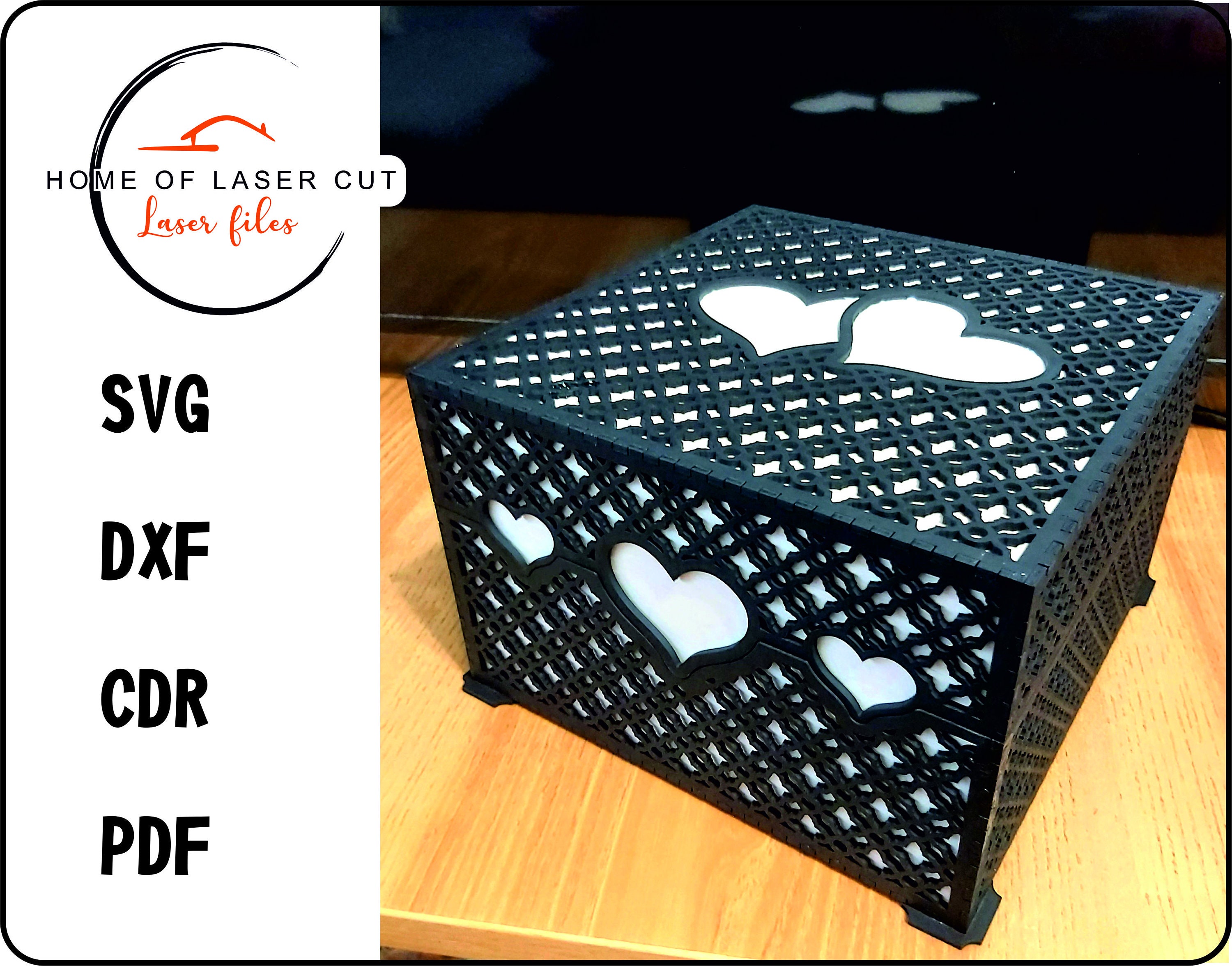 Laser Cut Memory Box File, Baby Keepsake (svg Dxf Cdr Pdf) - Etsy
