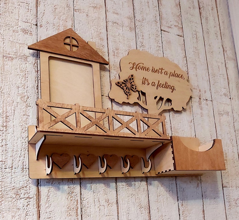 Key Holder File Svg Cdr Dxf Pdf Walet Holder Photo Frame. | Etsy