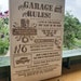 Garage Rules - Etsy