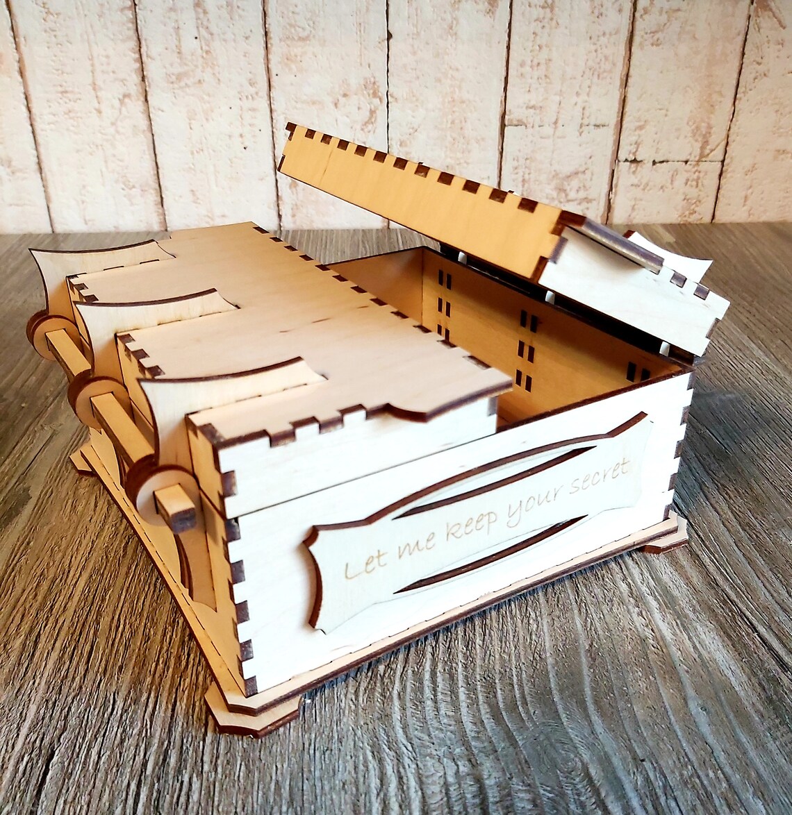 Box of Secrets Let This Box Keep Your Litlle Secrets. Dxf - Etsy