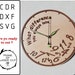 Clock CDR DXF SVG - Etsy