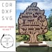 Family Tree CDR DXF SVG Laser Cuting Files - Etsy