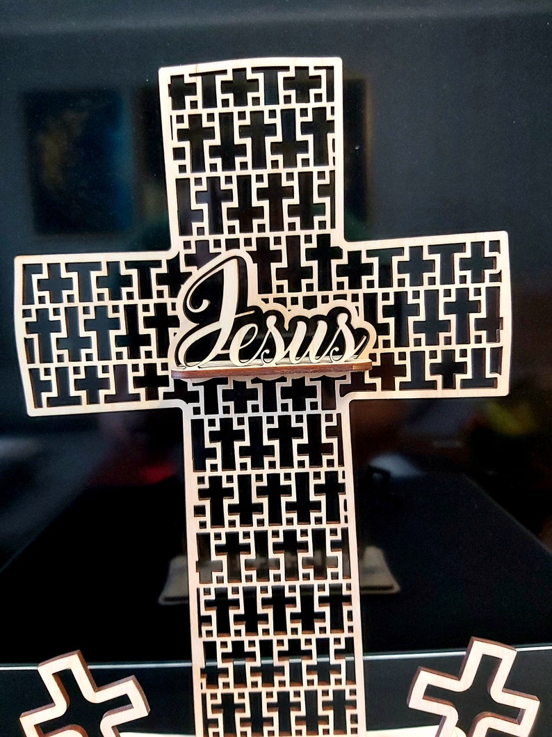 Religious Cross Jesus Cross Svg-cdr-dxf-pdf Laser Cut File. - Etsy