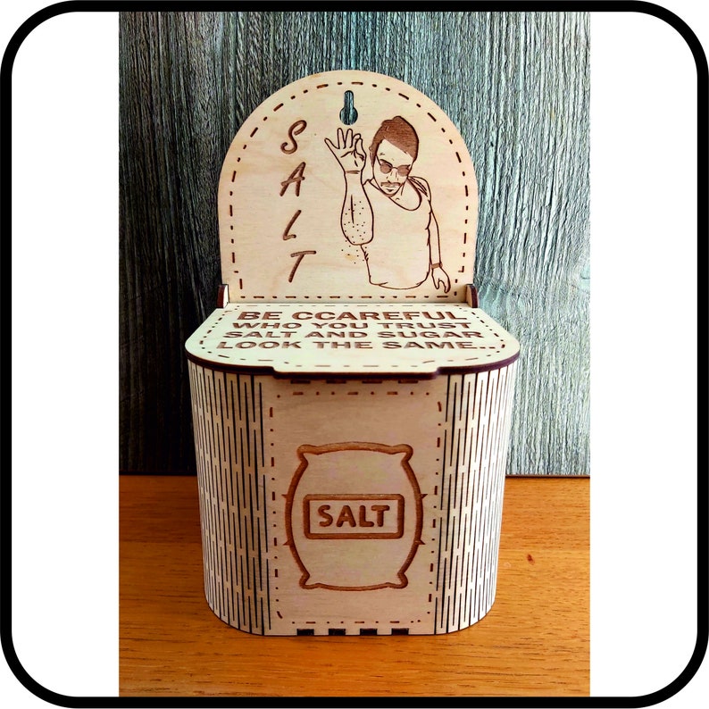 Salt Box, Laser Cutting File, Cdr, Svg, Dxf. - Etsy