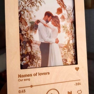 Photo Frame in Music Player Style, Laser File for 3mm&4mm Material, Svg ...