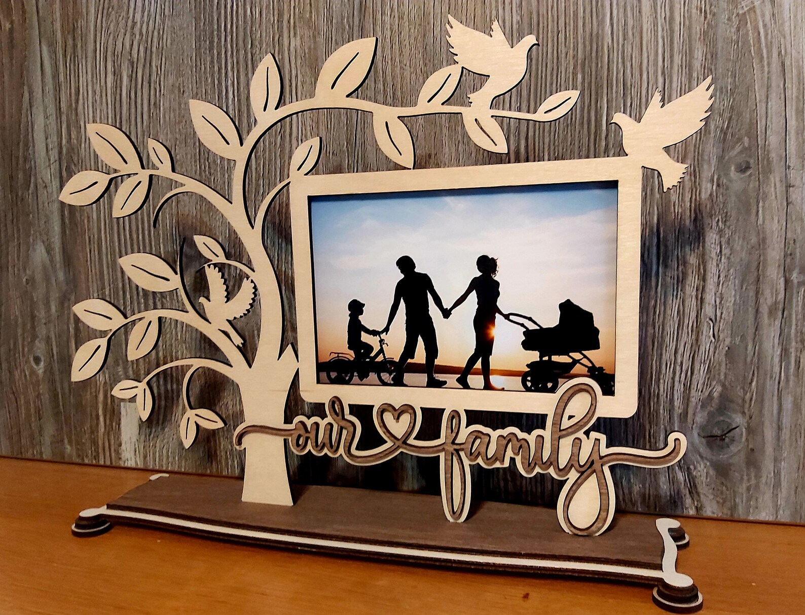 Family Photo Frame Laser Redy File Svg Dxf Cdr Pdf. 3mm - Etsy