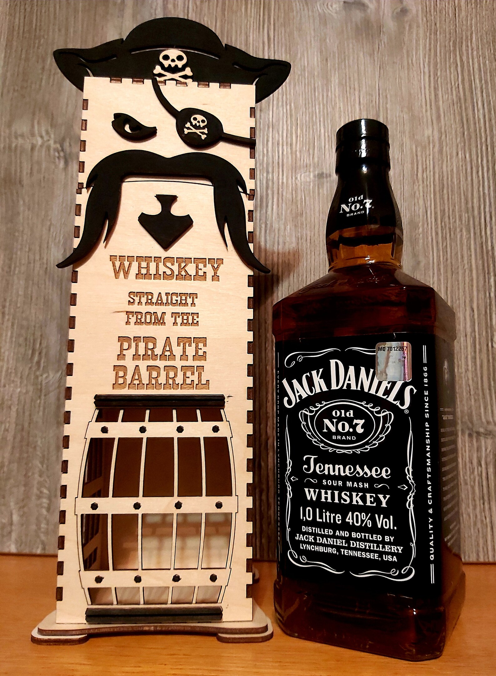 Gift Box for Whiskey Jack Daniel 1L Svg Dxf Cdr Pdf 3mm - Etsy