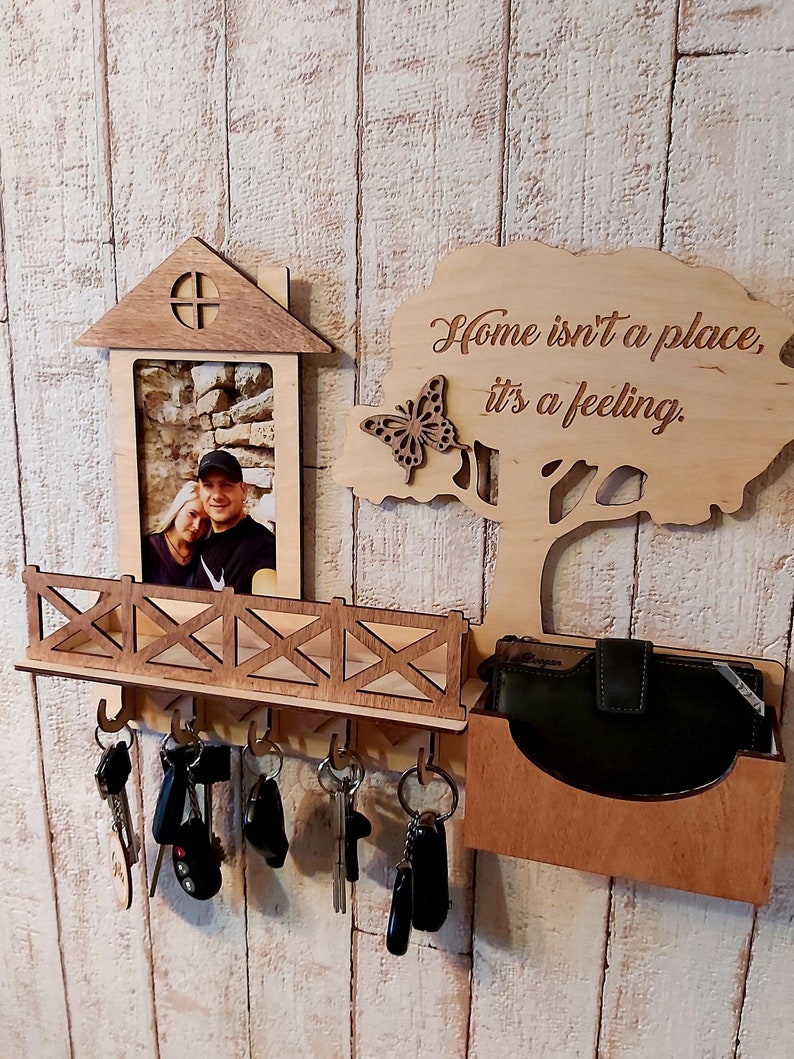 Key Holder File Svg Cdr Dxf Pdf Walet Holder Photo Frame. | Etsy