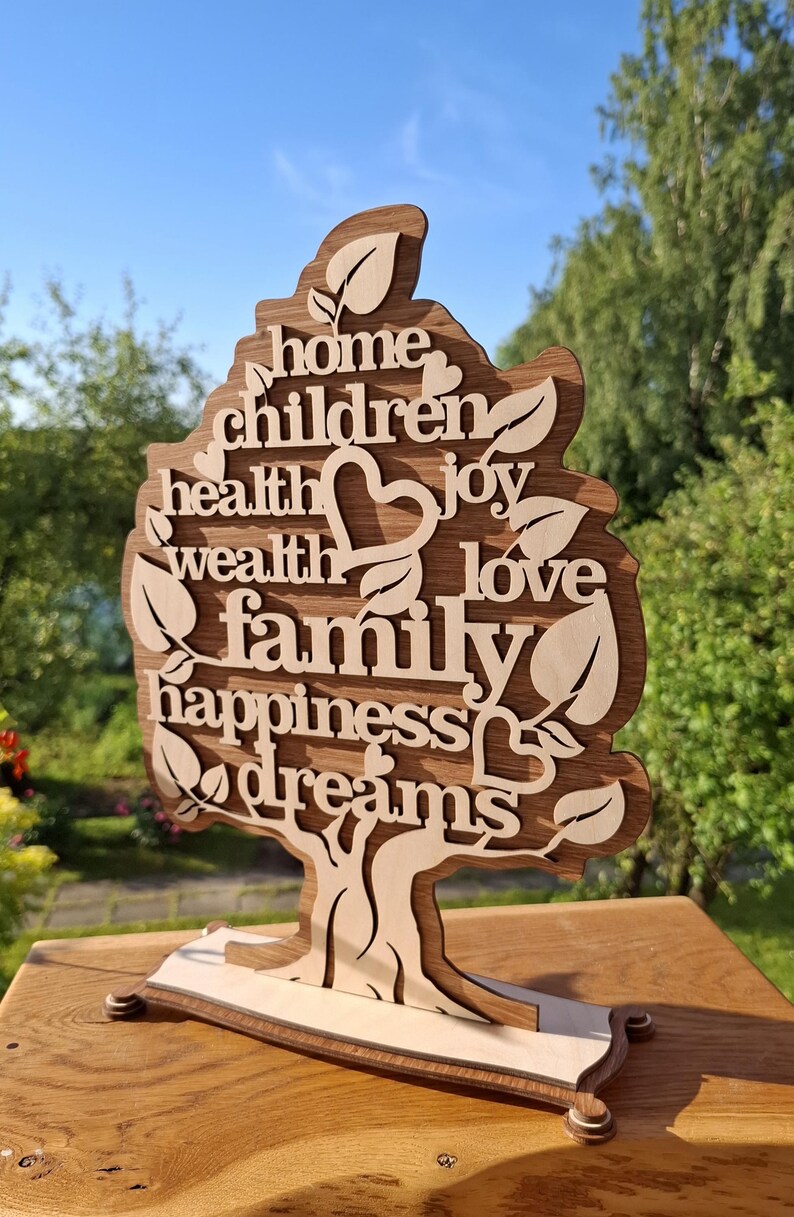 Home Decor, Family Tree CDR DXF SVG Laser Cuting Files - Etsy