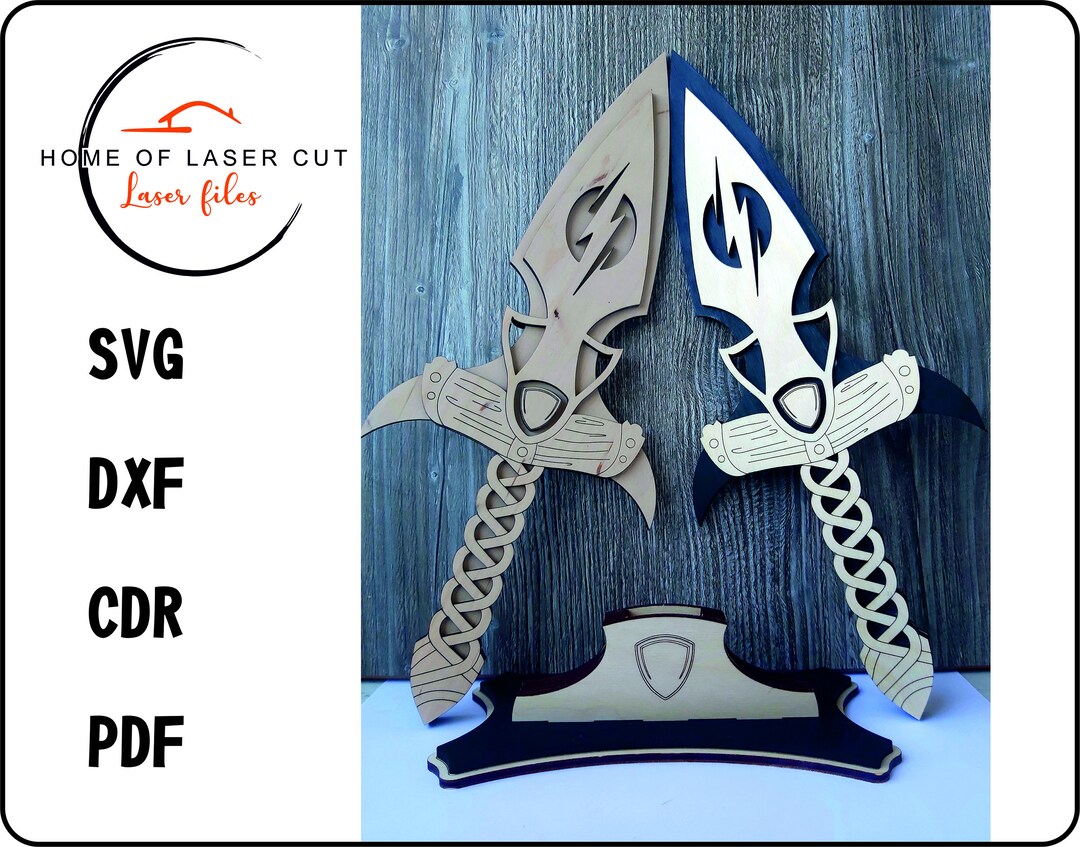 File, Wooden Knife, Weapon, Cdr/dxf/pdf/svg for Laser Cut 3mm, 4mm Kids ...