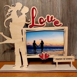 Love, Photo Frame Digital File, Valentine's Day Photo Frame Dxf, Svg ...