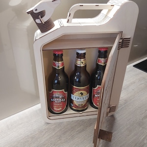 Beer Minibar Holder Box: Laser Cut Files (PDF, SVG, CDR) - Etsy