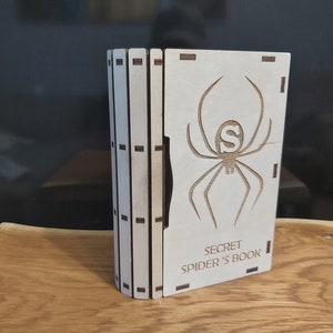 Slider Book. 3mm Laser Cut Files SVG, PDF, CDR, Dxf Digital Product - Etsy