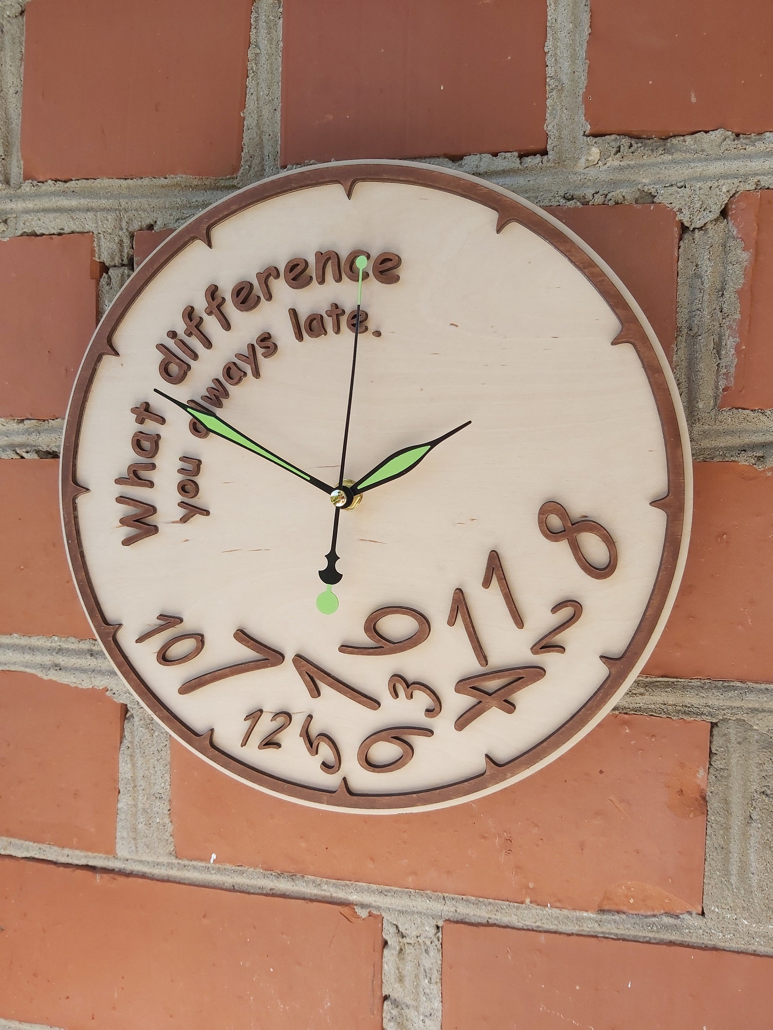 Clock CDR DXF SVG | Etsy