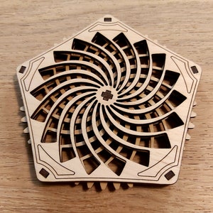 Laser Cut Coaster, Mehanical Cup and Glass Coaster, Laser File 3mm ...