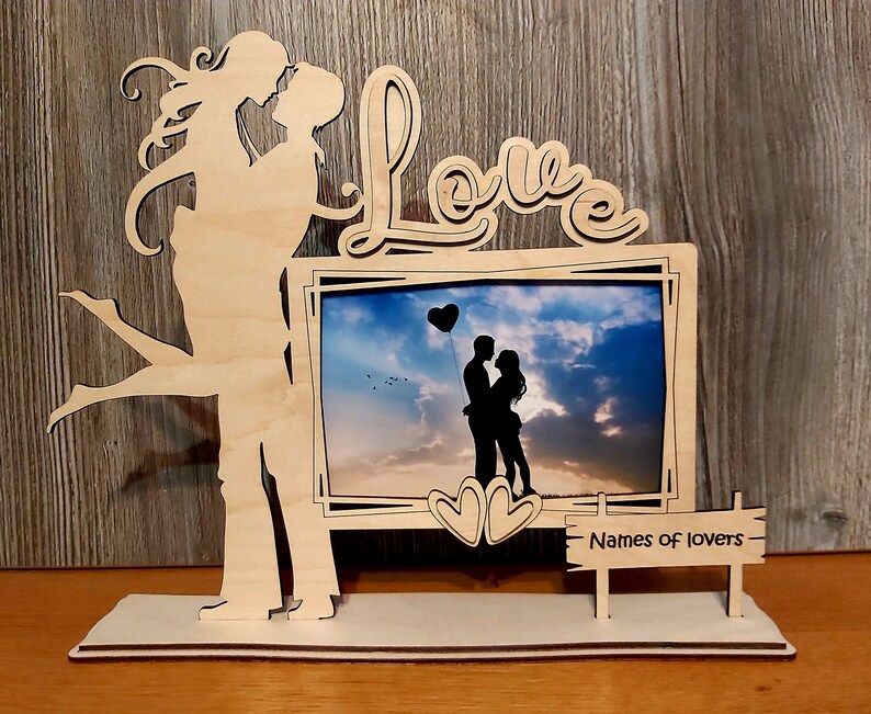 Love Photo Frame SVG, Valentine's Day Anniversary Gift (digital File ...
