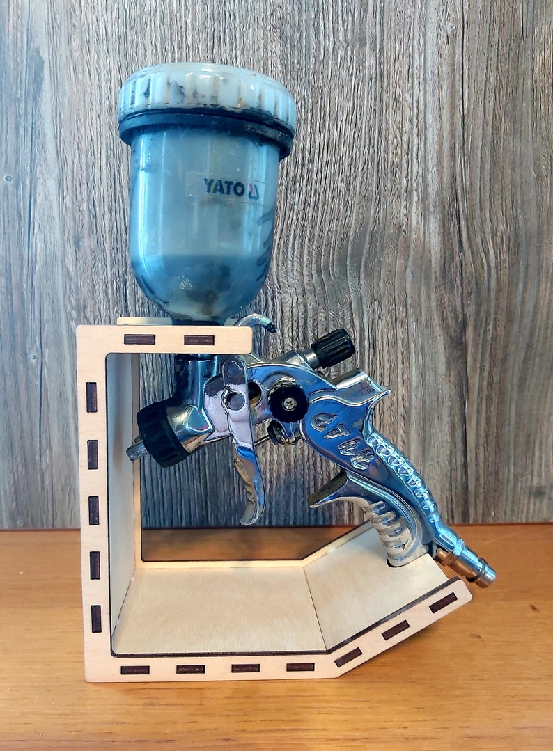 Spray Gun Stand, Two Options, Svg Dxf Cdr Pdf, 3mm Material, Workshop ...