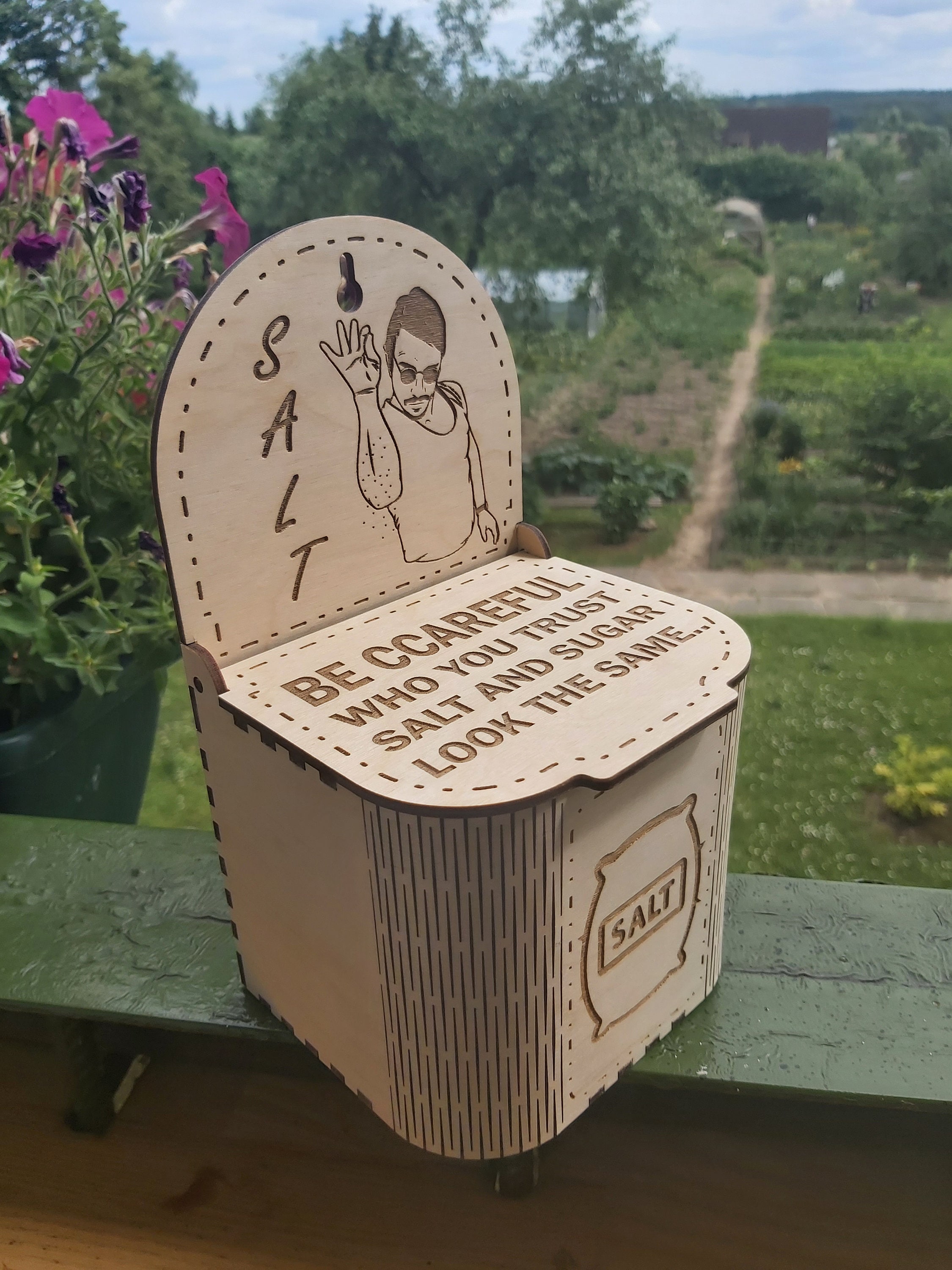 Salt Box Laser Cutting File Cdr Svg Dxf. - Etsy