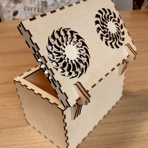 Kinetic Box, Gear Box, Laser File Svg Cdr Pdf Dxf, 3mm Material. - Etsy