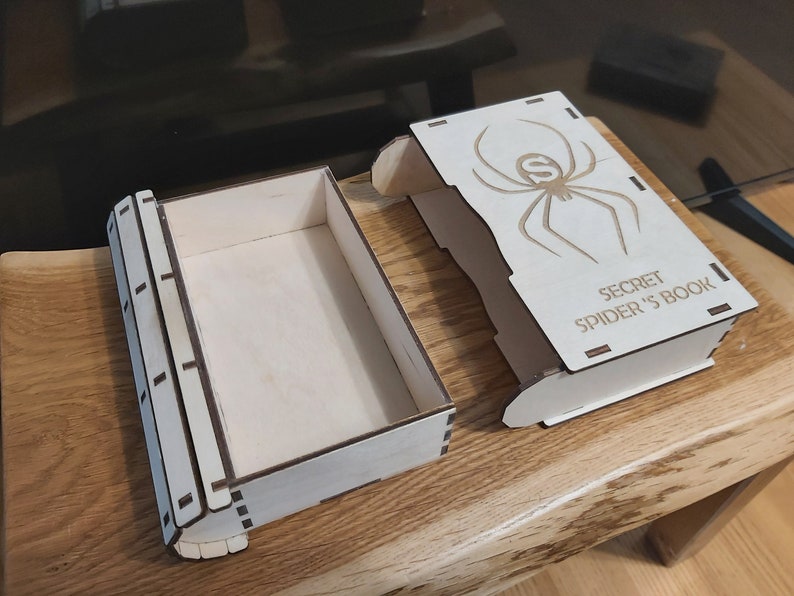 Slider Book. 3mm Laser Cut Files SVG PDF CDR Dxf Digital | Etsy