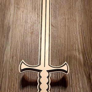 Simple Sword, 5 Layers, Laser Ready File, Svg Dxf Cdr Pdf - Etsy