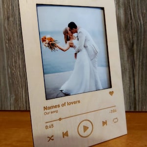 Photo Frame in Music Player Style, Laser File for 3mm&4mm Material, Svg ...