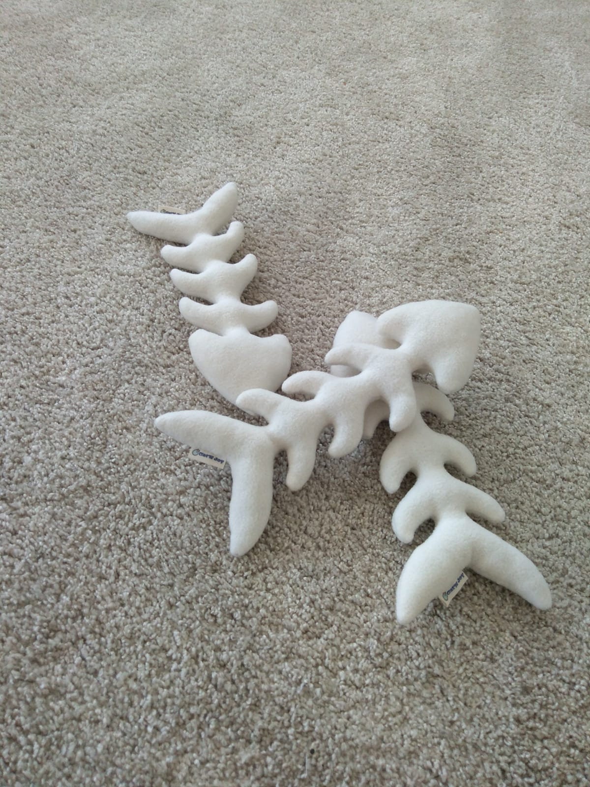 Fishbone Catnip Toy: Handmade Cat Kicker Toy - Etsy