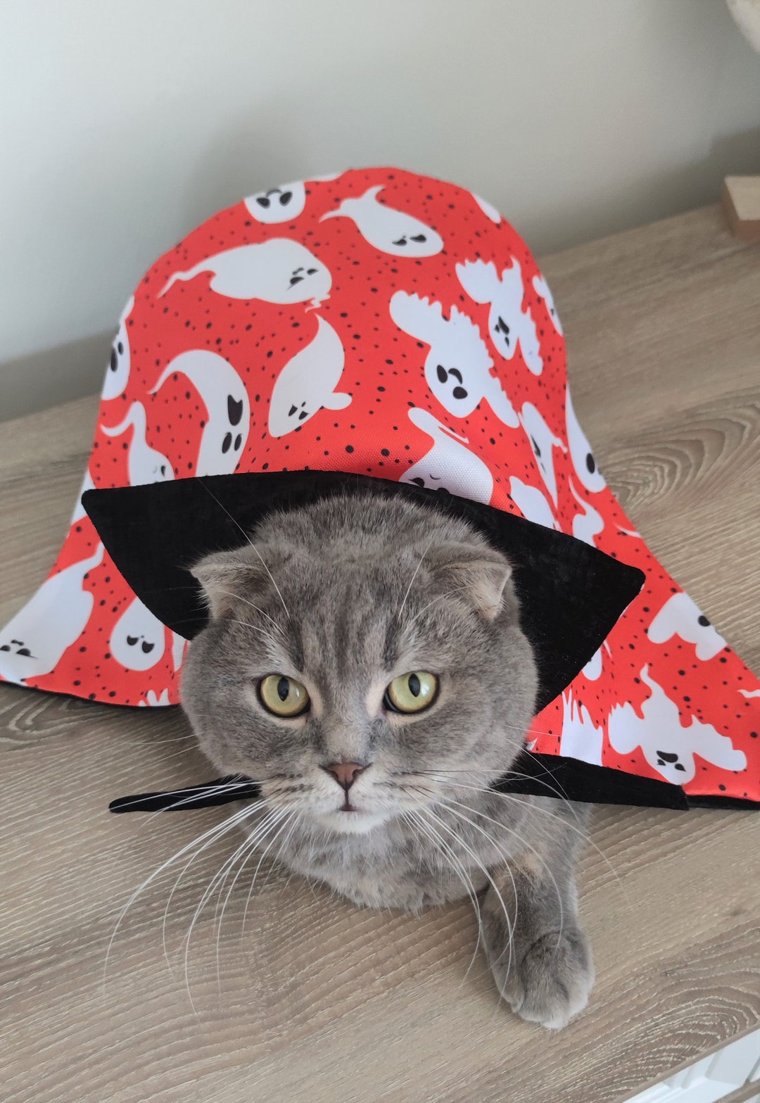 Halloween Cape for Cats, Costume for Cats, Pet Cloak, Gift for Cats ...