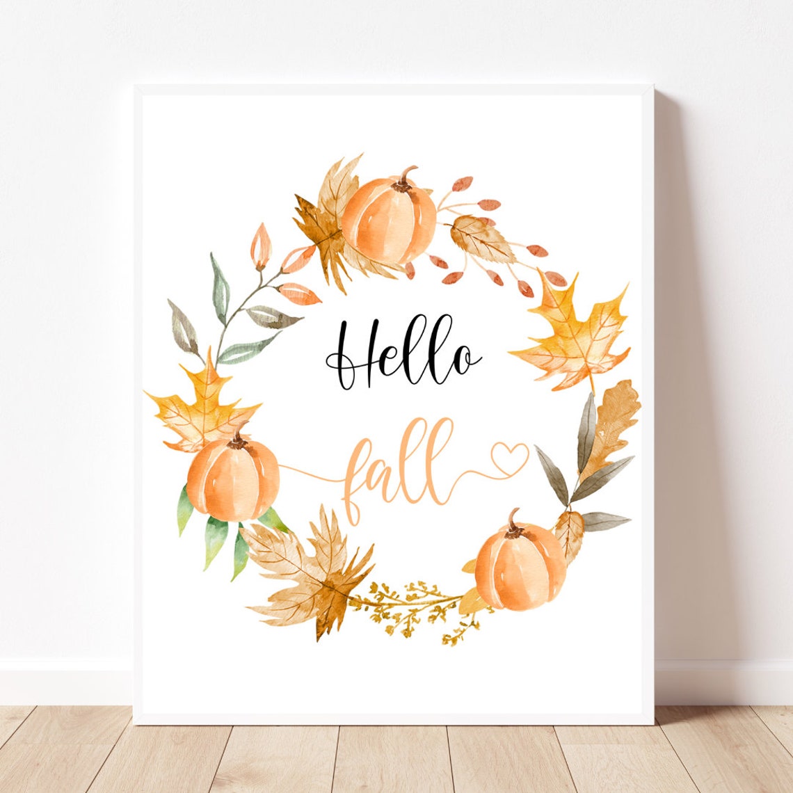 Fall Printables Fall Wall Art Hello Fall Prints Printable Fall Wall Art ...
