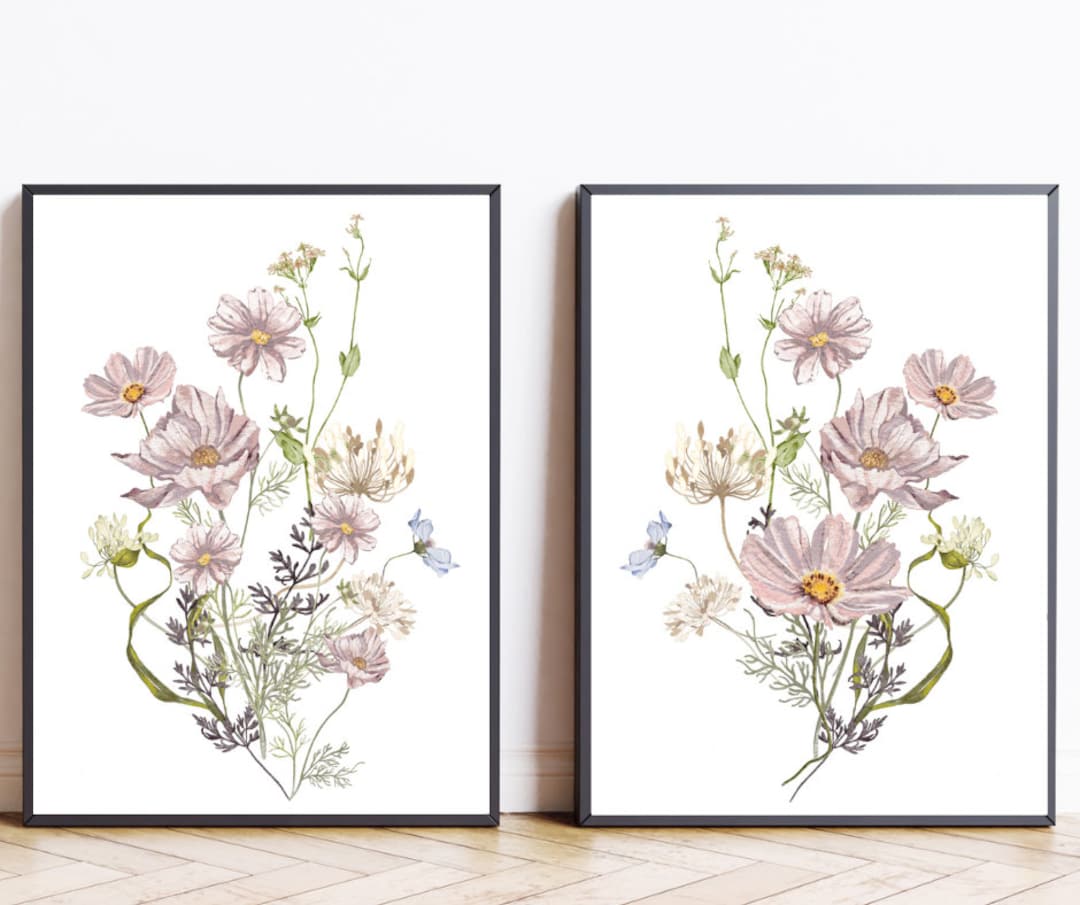 Wildflower Print Wildflower Printable Wall Art Wildflower Home Decor ...