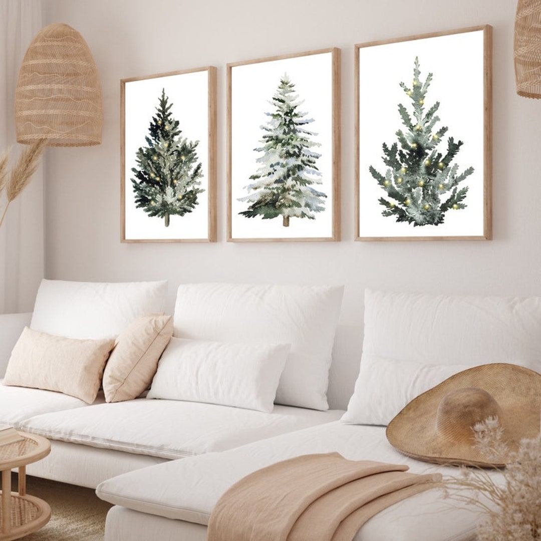 Winter Print Download Winter Wall Art Winter Trees Print Snow Prints ...