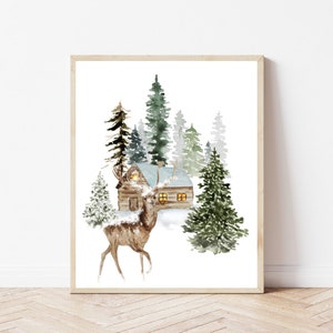 Winter Print Set of 3 Winter Print Winter Printable Art Winter Prints ...