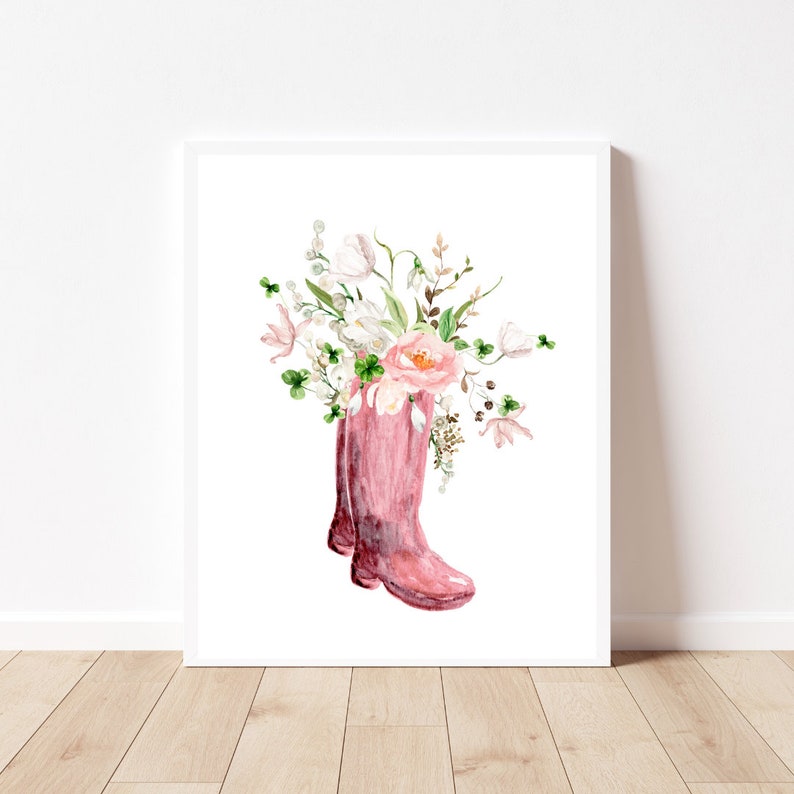 Spring Prints Set of 3 Spring Printables Spring Wall Art | Etsy