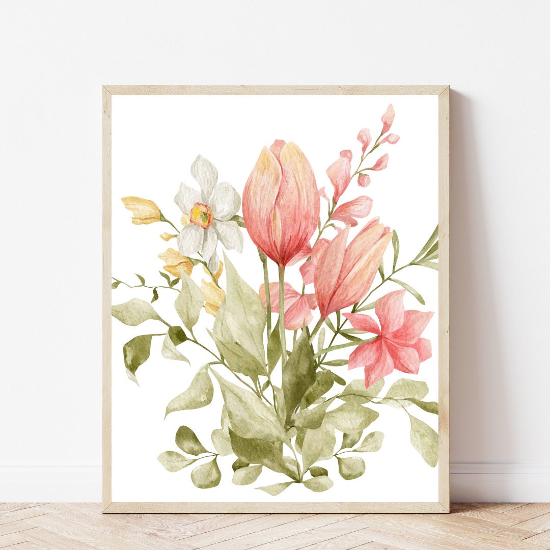 Spring Prints Spring Printable Art Instant Download Farmhouse - Etsy