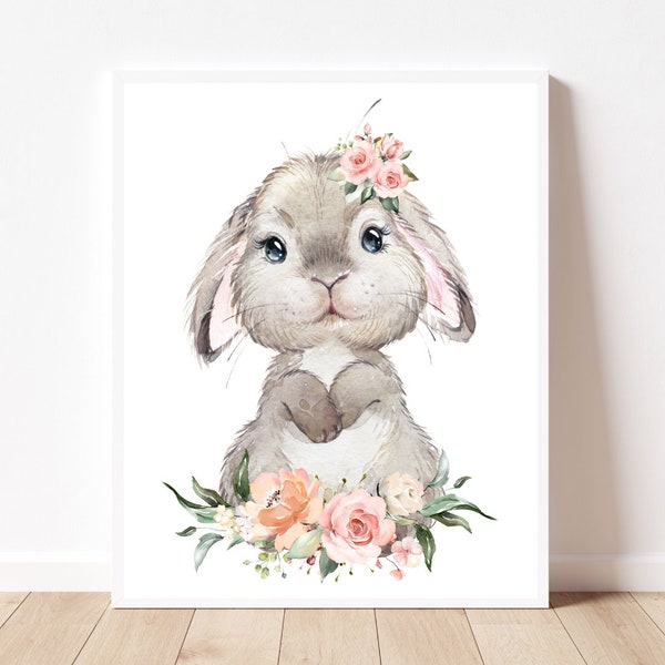 Baby Bunny Print - Etsy