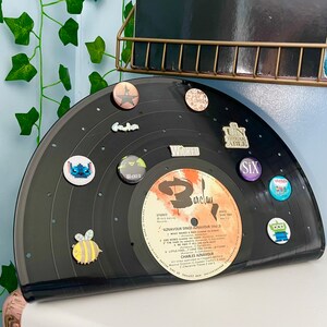 Vinyl Record Pin Badge Display - Etsy
