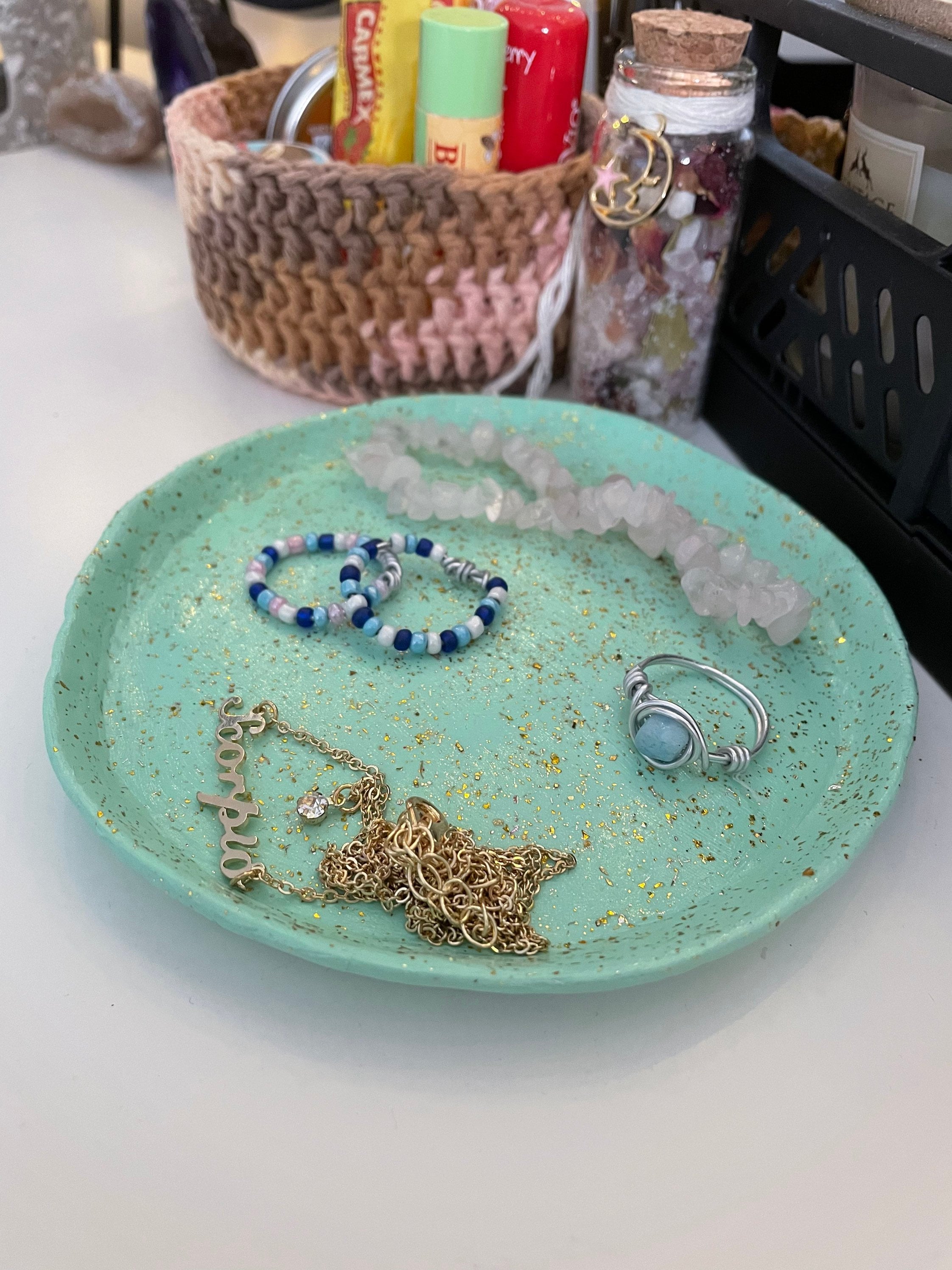 Trinket Dish Clay Trinket Dish Handmade Trinket Dish READ | Etsy UK